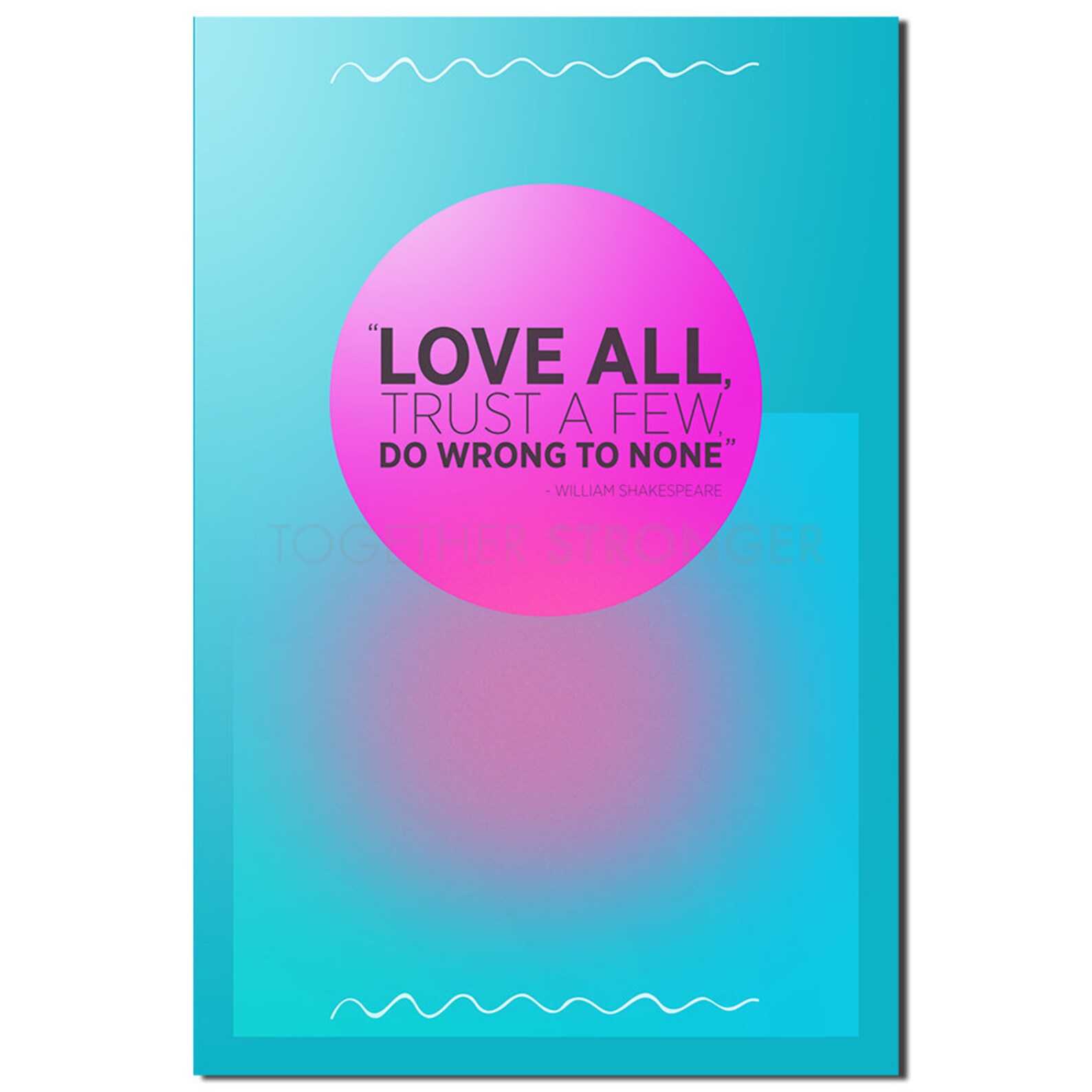 William Shakespeare Quote Art Photo Print Poster 12x8 Inches - Etsy