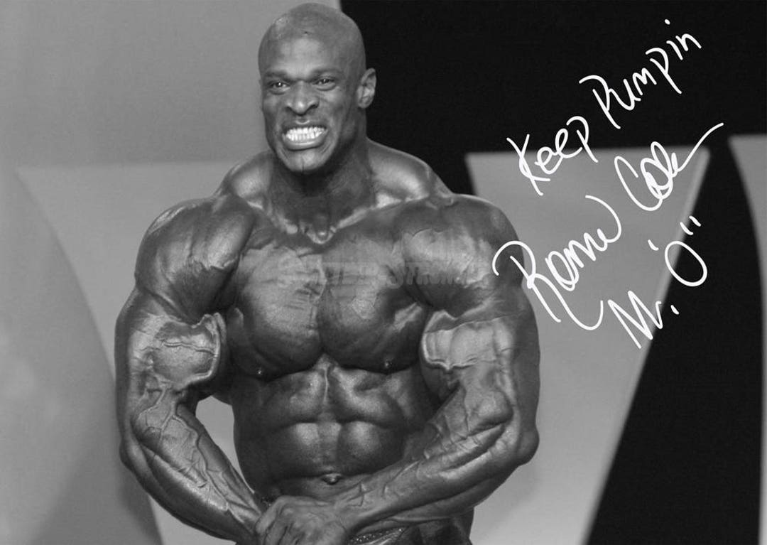 Ronnie Coleman Pre Signed Photo Print Poster - 12x8 Inches (30cm X 20cm ...