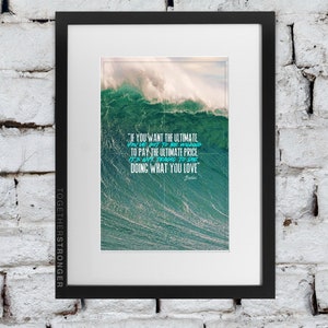 Point Break Quote Art Photo Print Poster - 12x8 Inches (30cm X 20cm ...