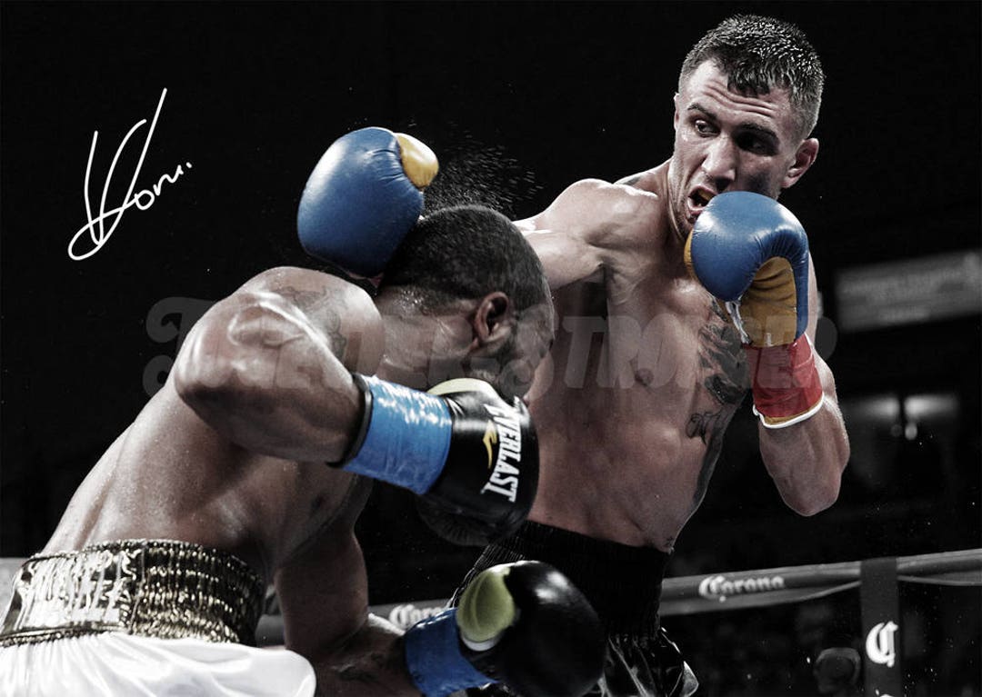 Vasyl Lomachenko Pre Signed Photo Print Poster - 12x8 Inches (30cm X ...