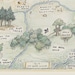 Classic Pooh Hundred Acre Wood Map With Child/ Baby's Name, Nursery ...
