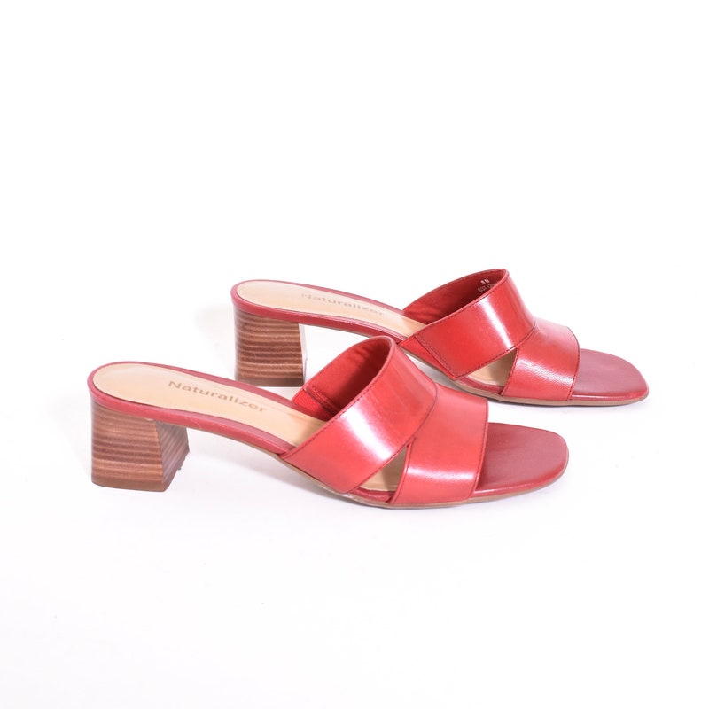 Red Sandals - Etsy