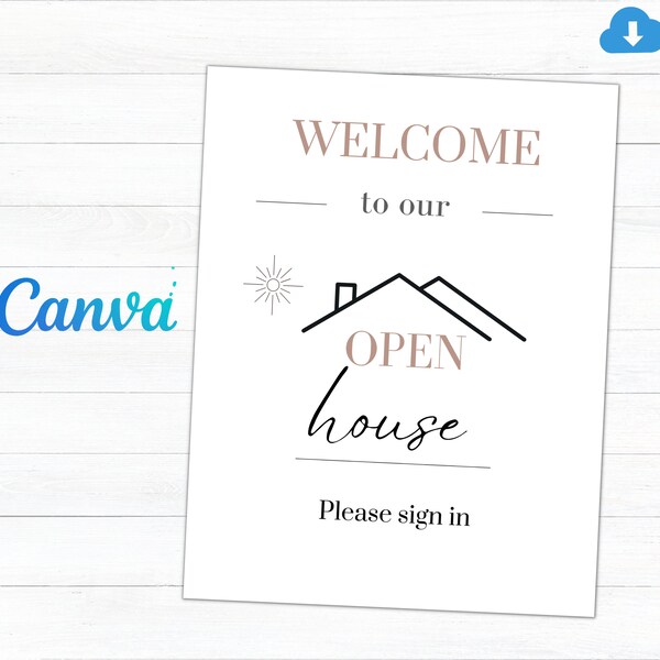 Welcome to Our Open House Sign - Etsy