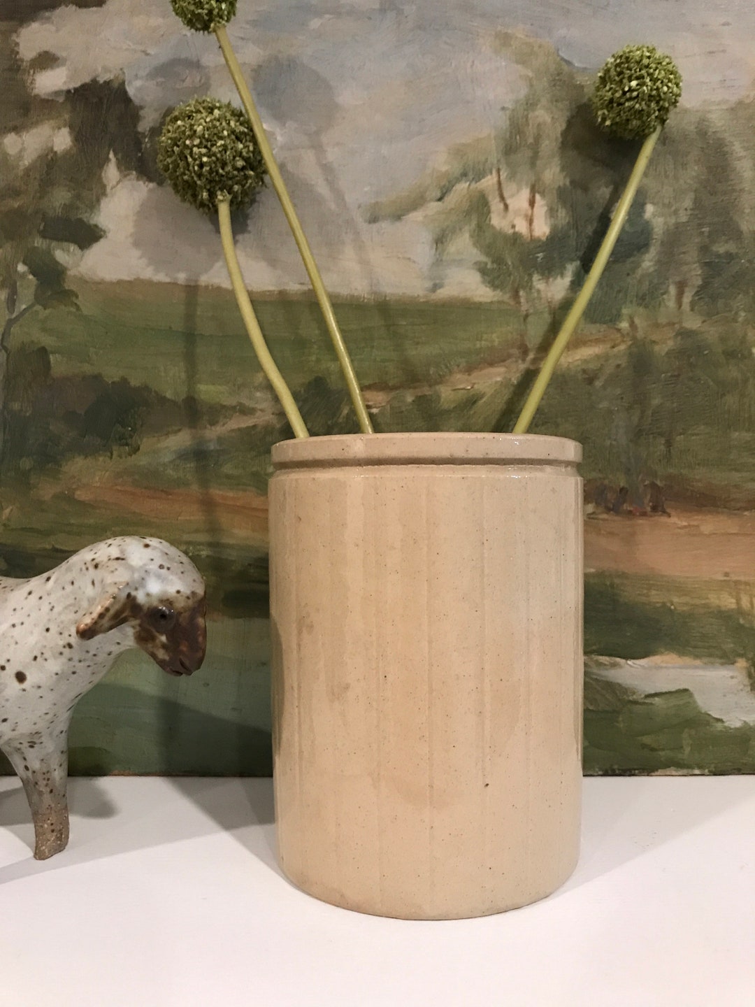 Antique Stoneware Crock English Wm P Hartley Brand Marmalade Jar ...