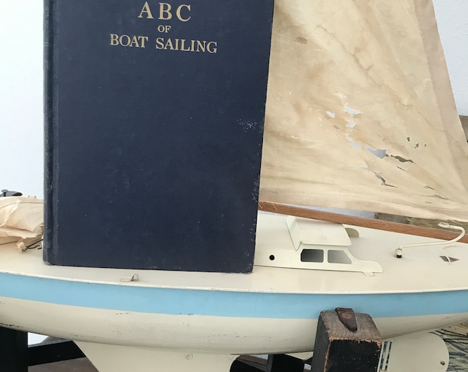Vintage Sailing Book : ABC of Boat Sailing Learn to Sail Simple ...