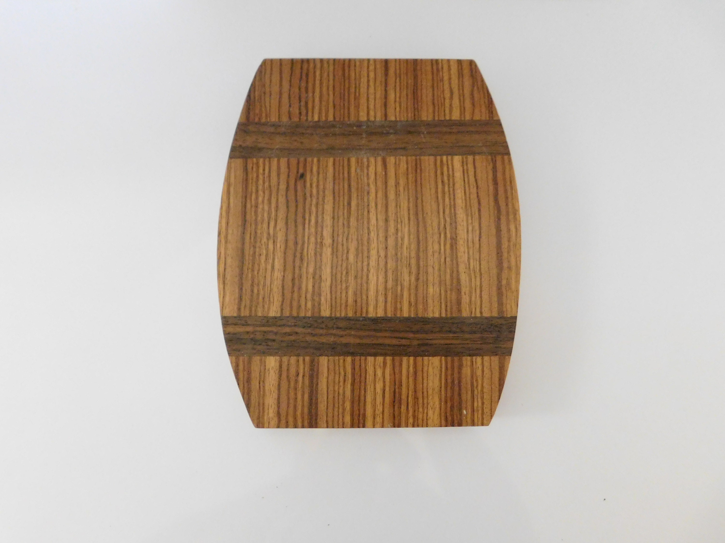 Vintage Mid-century Modern Barrel Shaped Boxed Cocktail - Etsy