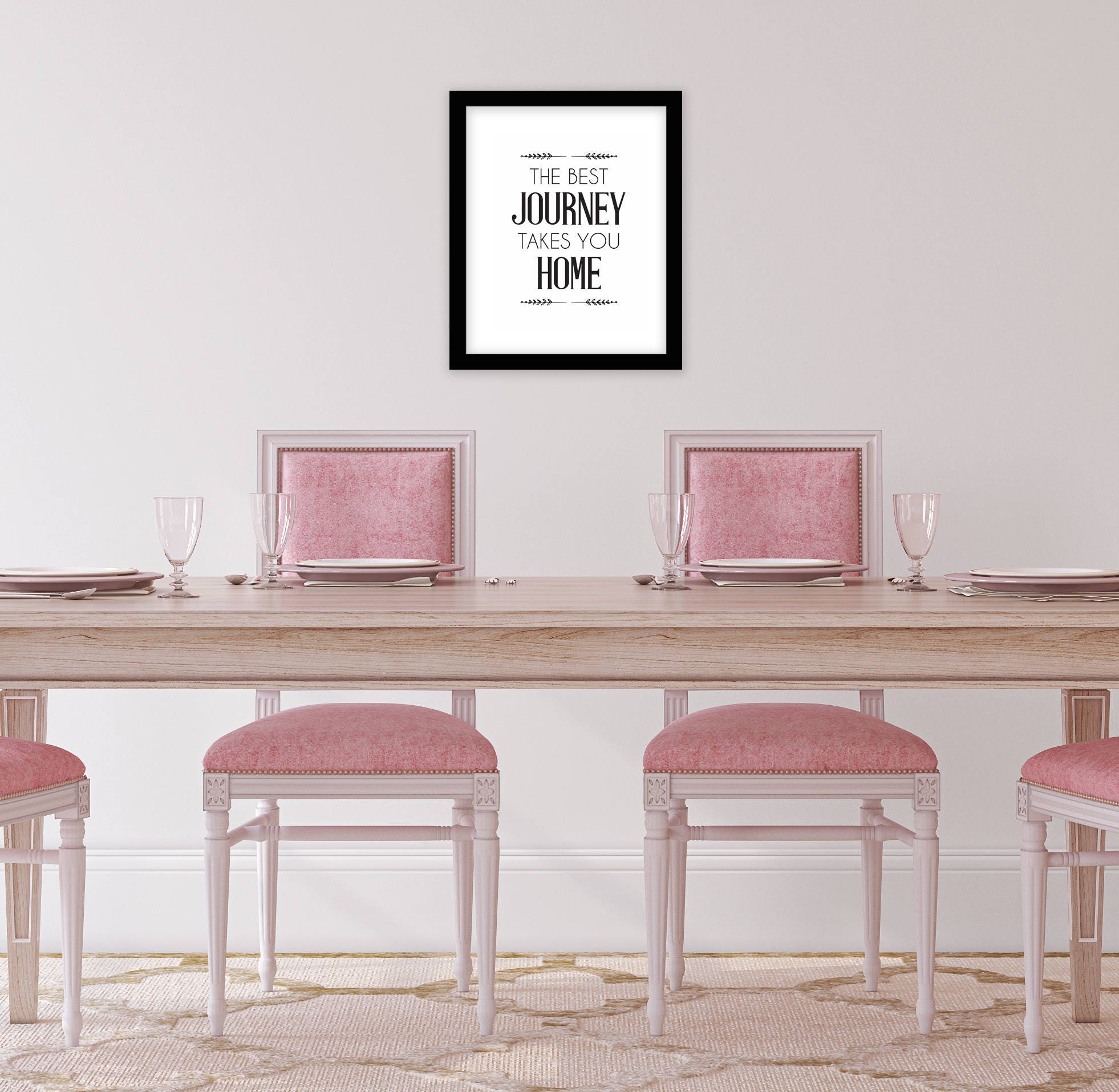 Printable Quote Art 8x10 Printable Wall Art Best Journey - Etsy