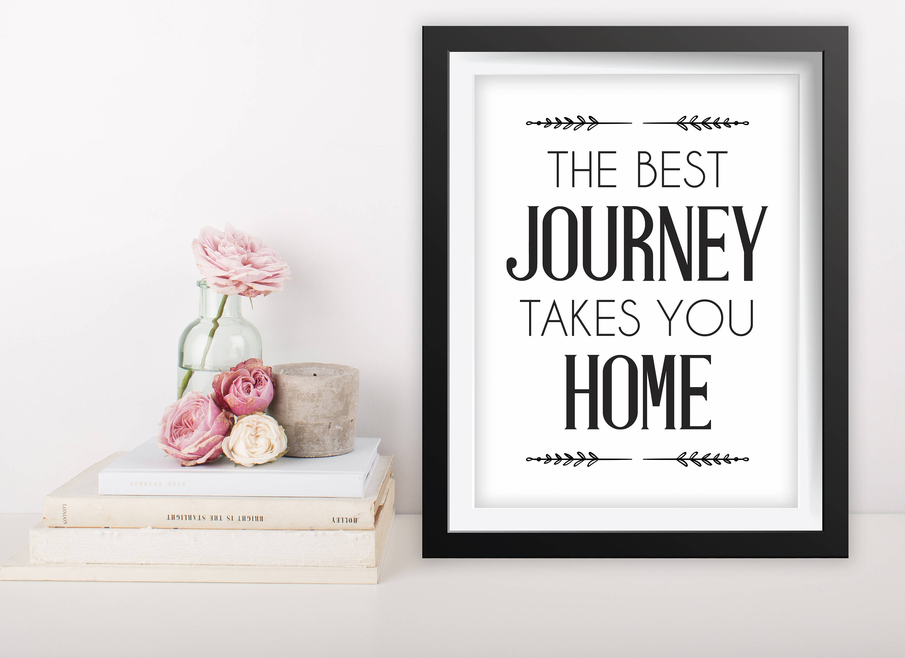 Printable Quote Art 8x10 Printable Wall Art Best Journey - Etsy