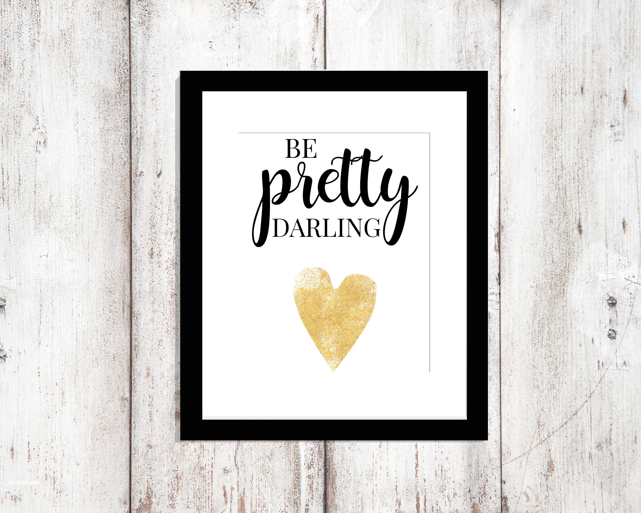Printable Quote Art 8x10 Printable Wall Art Be Positive - Etsy