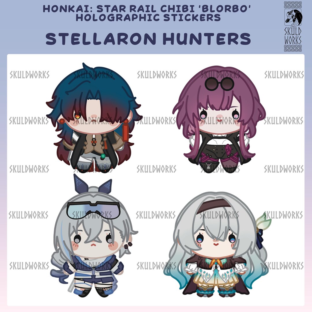 Honkai Star Rail - Stellaron Hunters Characters - Rainbow Holographic ...