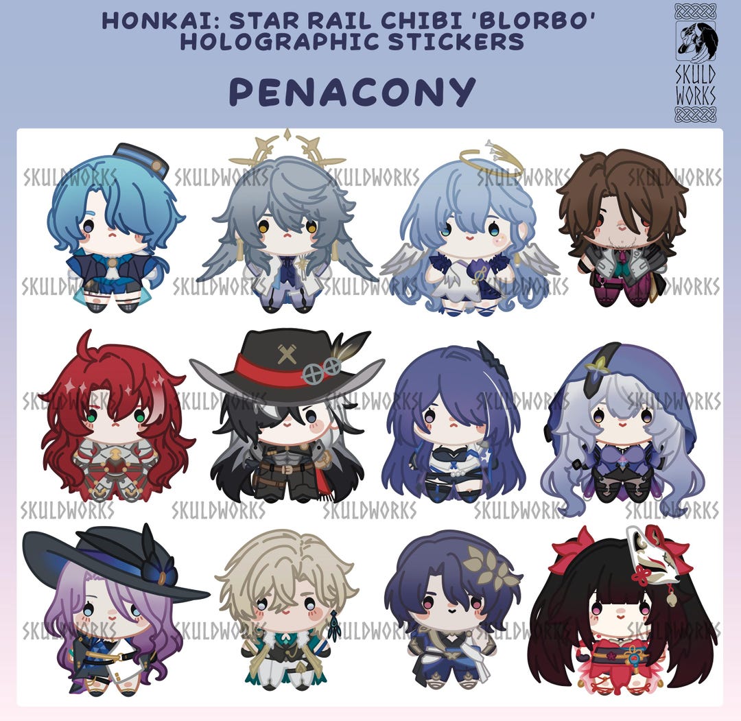 Honkai Star Rail - Penacony Characters (including Rappa and Sunday ...