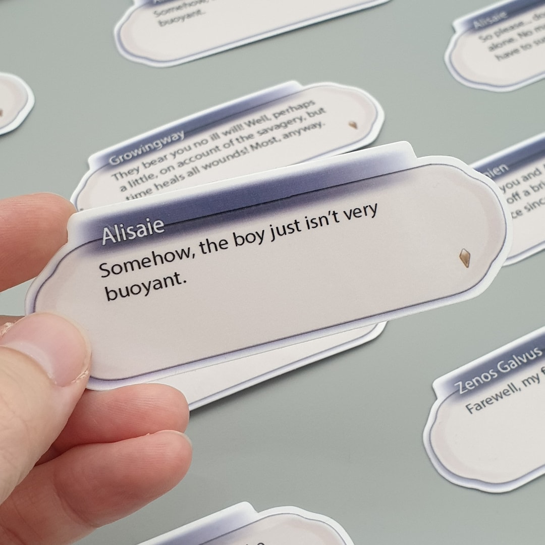 Final Fantasy XIV - Quote Stickers - Etsy