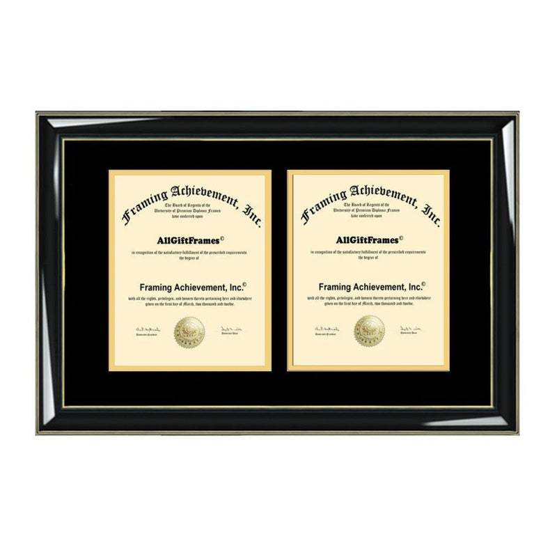 Double Document Frame - Etsy
