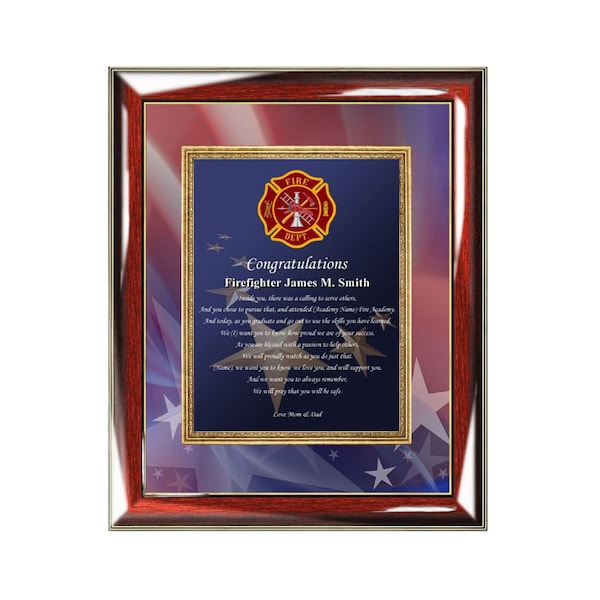 Fire Academy Picture Frame - Etsy