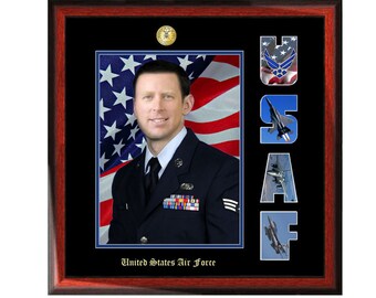 Military Retirement Wall Collage - Etsy