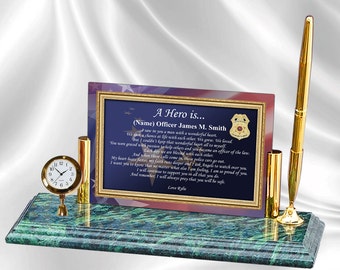 Police desk decor | Etsy