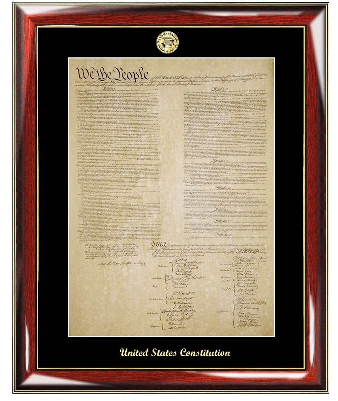 Constitution Replica Print & Signing of the Constitution Mural | Etsy