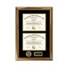 Triple Diploma Frame Certificate Frames University College Plaque ...