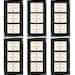 Three Diploma Frame Triple Degree Framing Display Case Holder Wood ...