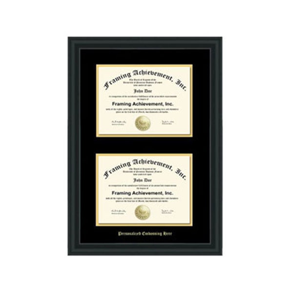 Double Diploma Frame - Etsy