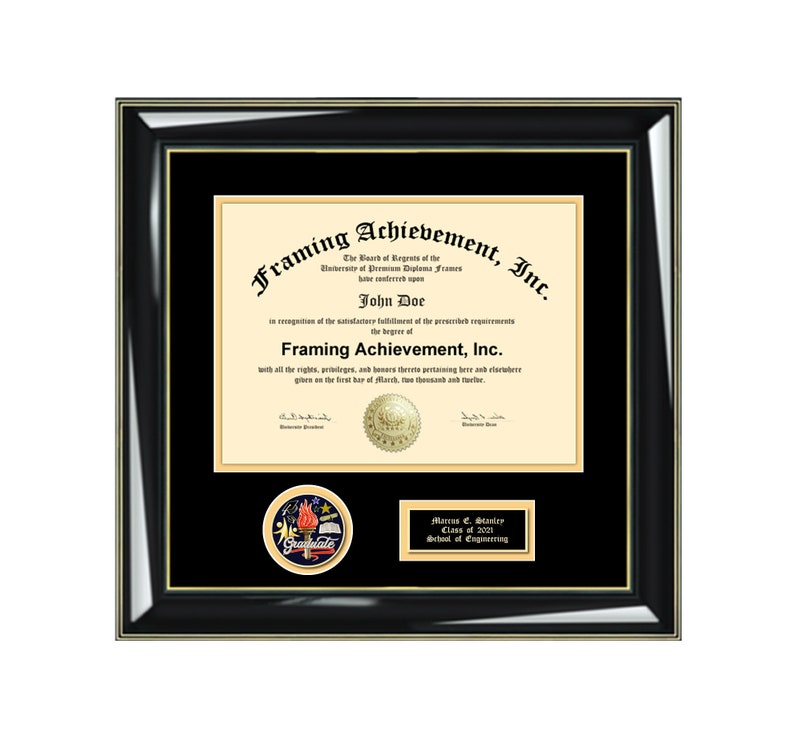 Achievement Graduation Medal University Diploma Frames College - Etsy
