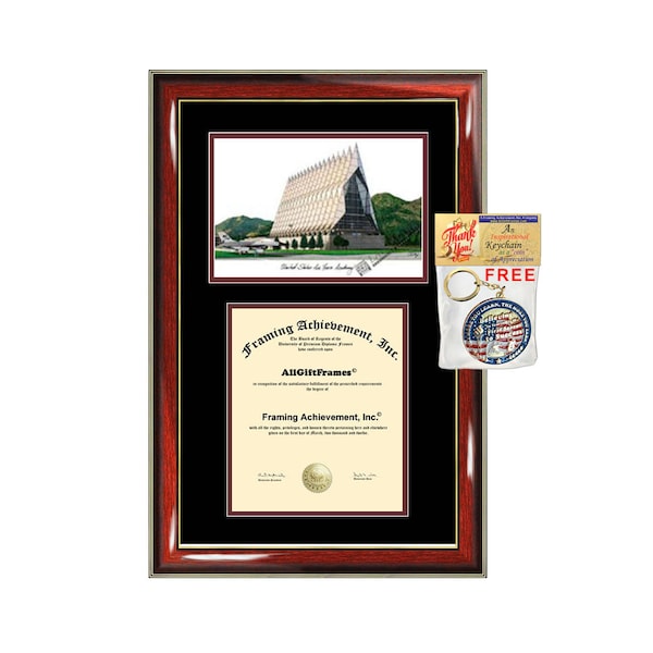 Air Force Certificate Frame - Etsy