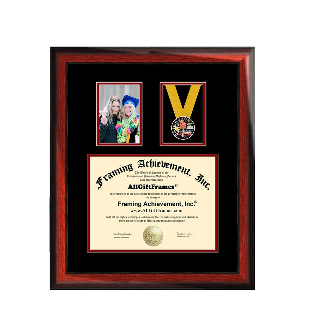 University Picture Frame College Diploma Frames High School Photo ...