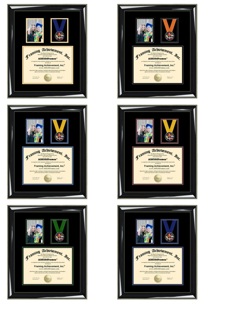 Graduation Picture Frame Diploma Display Case With Graduate - Etsy