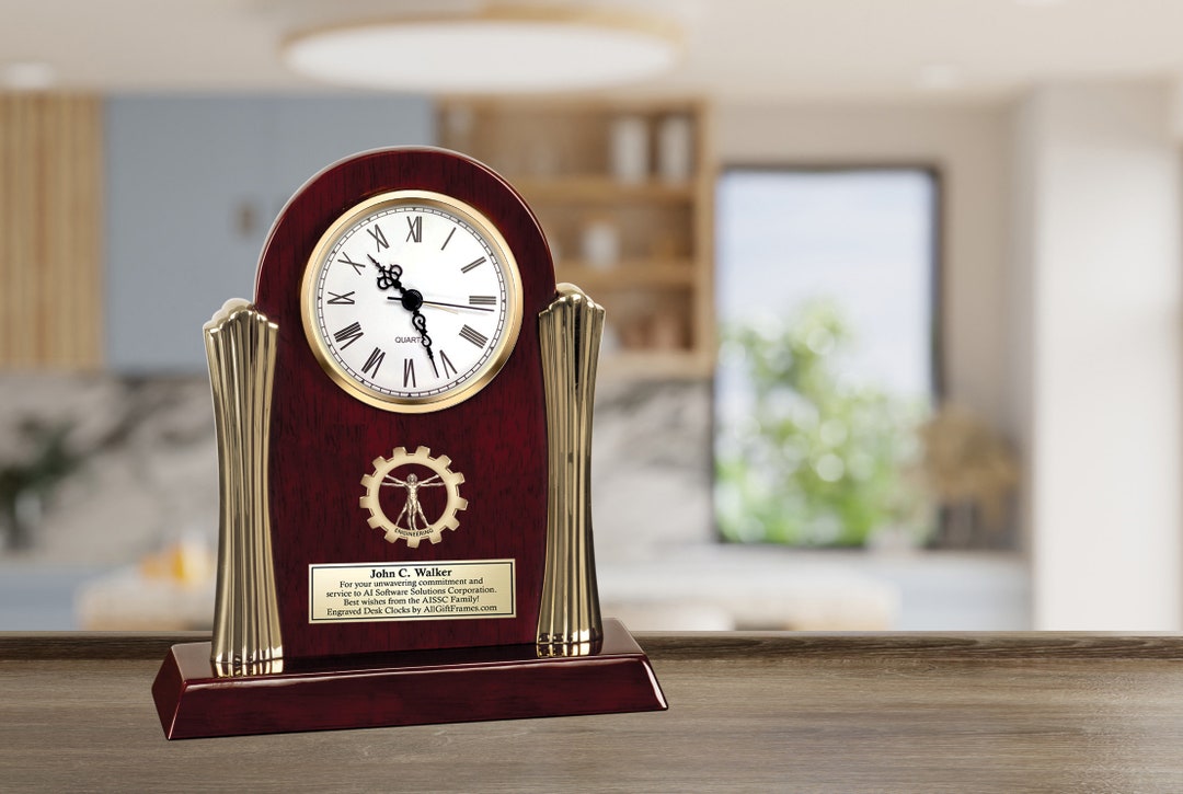 Personalized Engineer Retirement Years of Service Award 3D Engineering ...