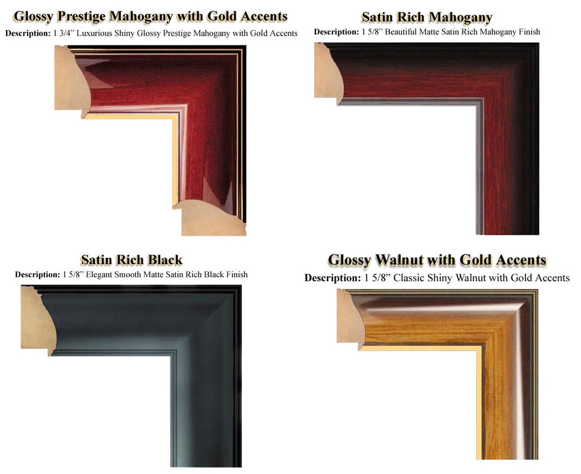 Declaration of Independence Frame Replica Print Gold Logo & | Etsy