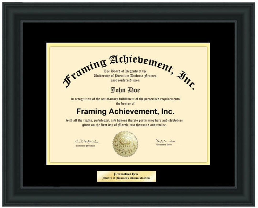 University Diploma Frames Graduation College Frames With Engraving ...