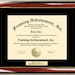 Diploma Frames With Engrave Plate Black Mat Personalized Glossy ...