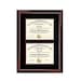 Four Certificate Frame Degree Framing Holds 4 Diploma Quadruple Documents Framing Professional ...