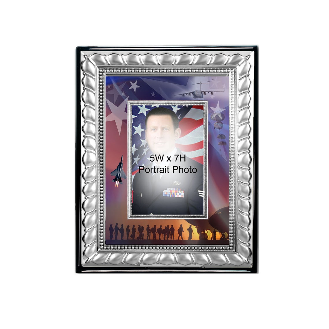 USAF Picture Frame Photo Military Collage Matted 5x7 Veteran | Etsy