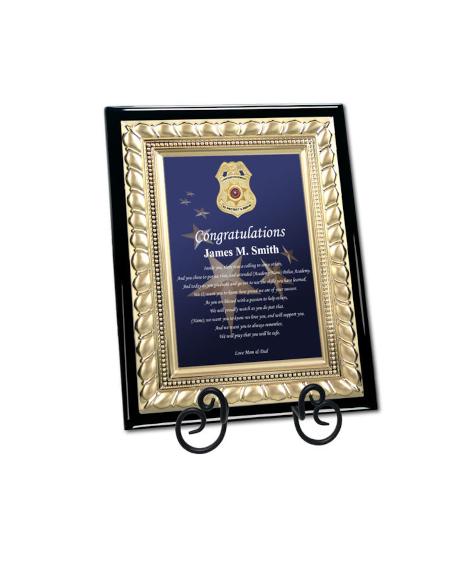 Graduation Police Officer Academy Enforcement Gift Sheriff School ...