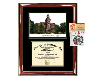 Michigan Diploma Frame - Etsy
