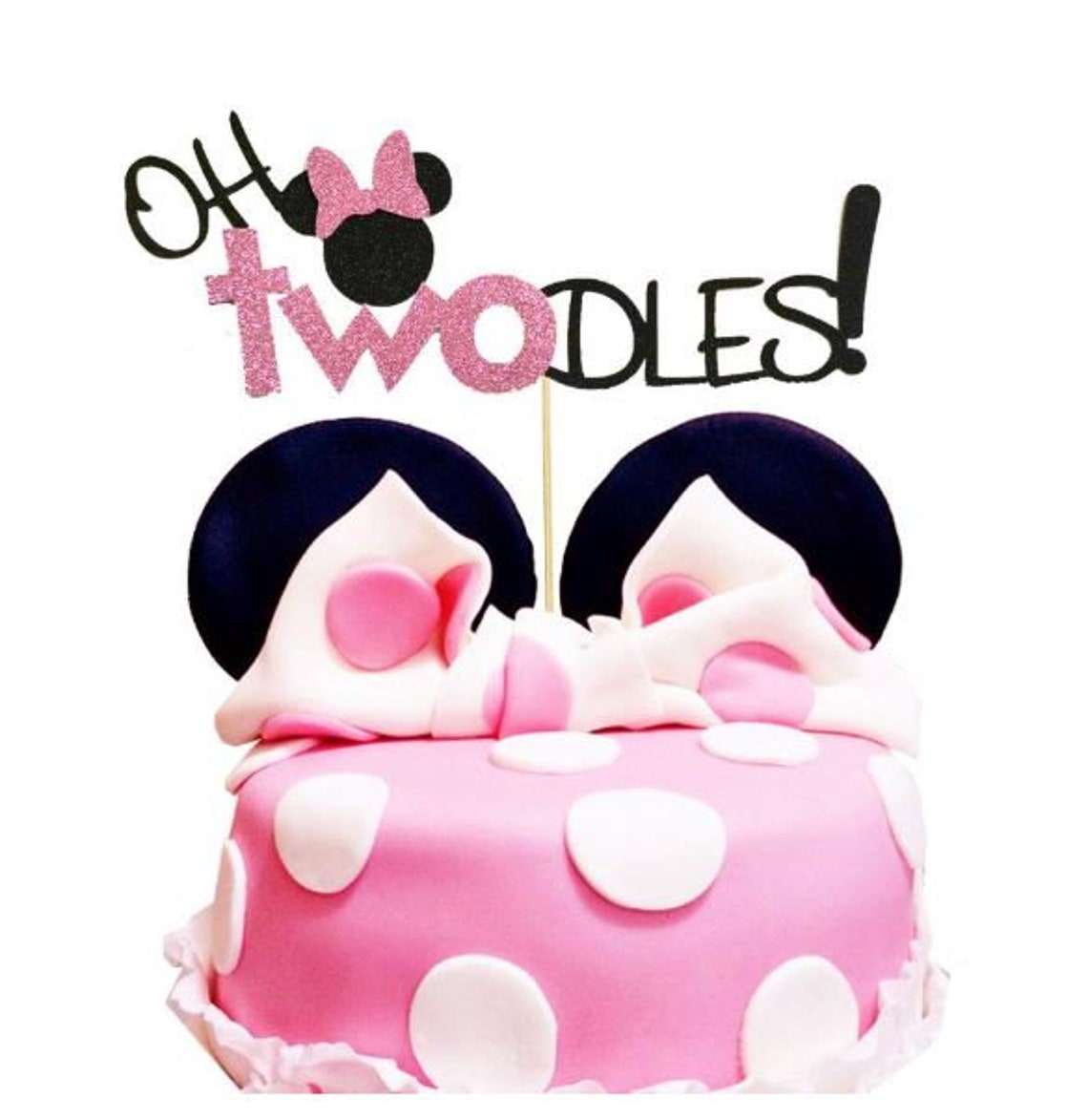 Oh Twodles Mouse Cake Toppersecond 2nd Birthday Party | Etsy