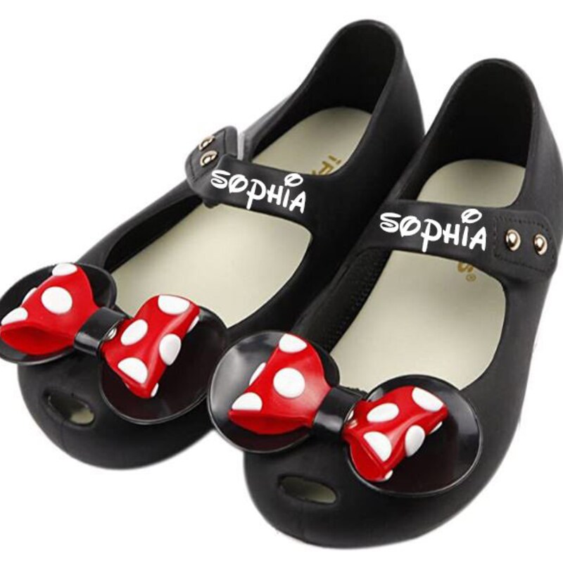 Minnie Mouse Shoe Bow - Etsy