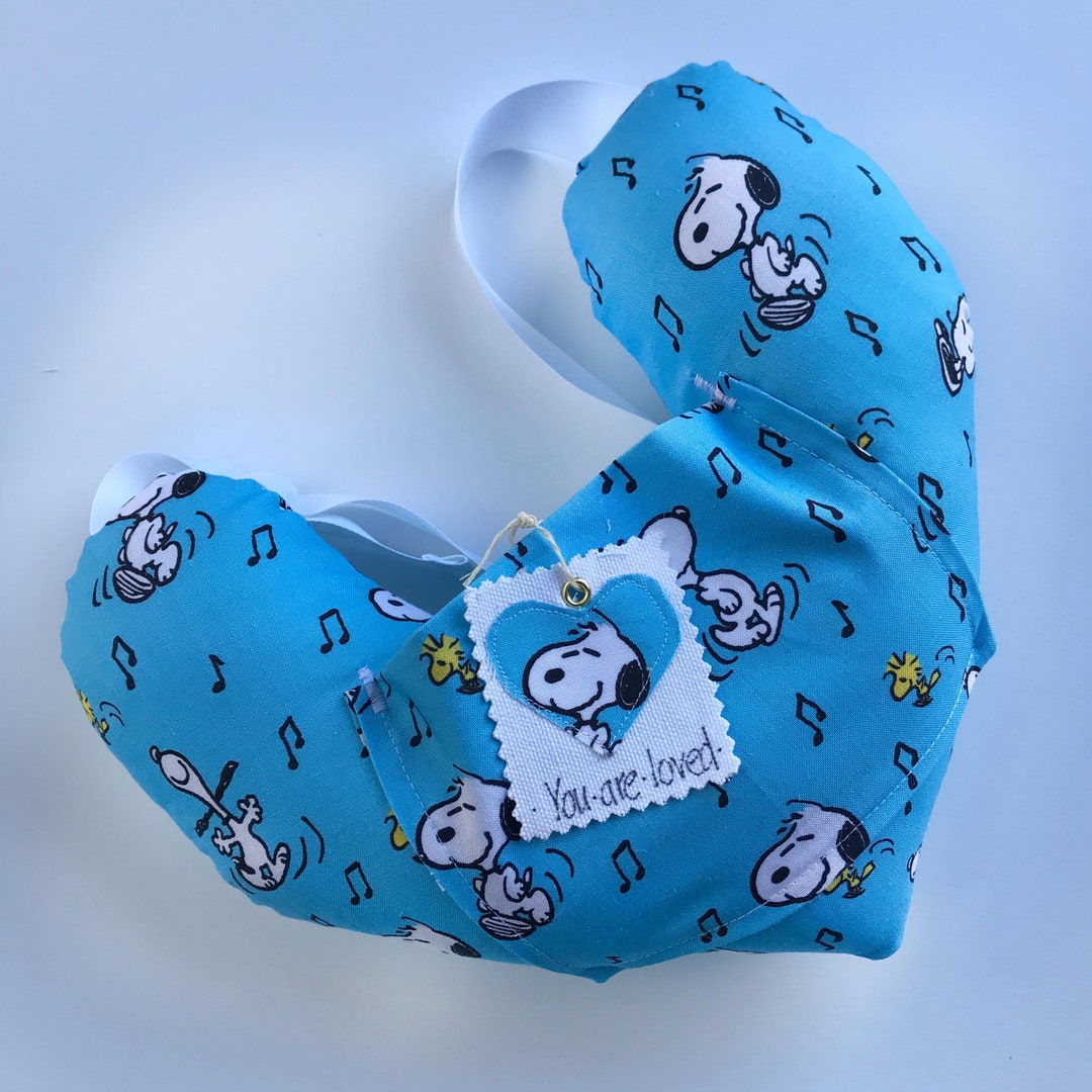 Dancing "snoopy" Mastectomy, Post Surgery Comfort Pillow With Pocket ...