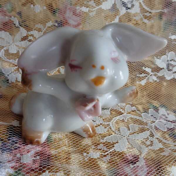 Vintage Bunny Figurines Made in Japan - Etsy