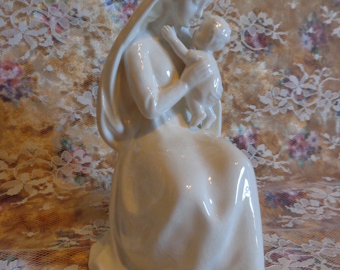 Vintage Madonna With Child Mother Mary Goebel Figurine Sacart West ...