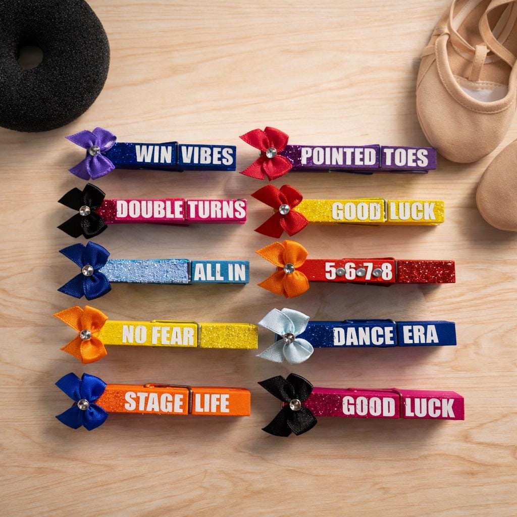 Dance Clothespins | Competition Dance Pins | Ready-to-go Dance Team ...
