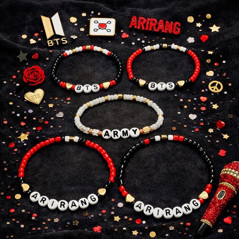 Bts Bracelets - Etsy