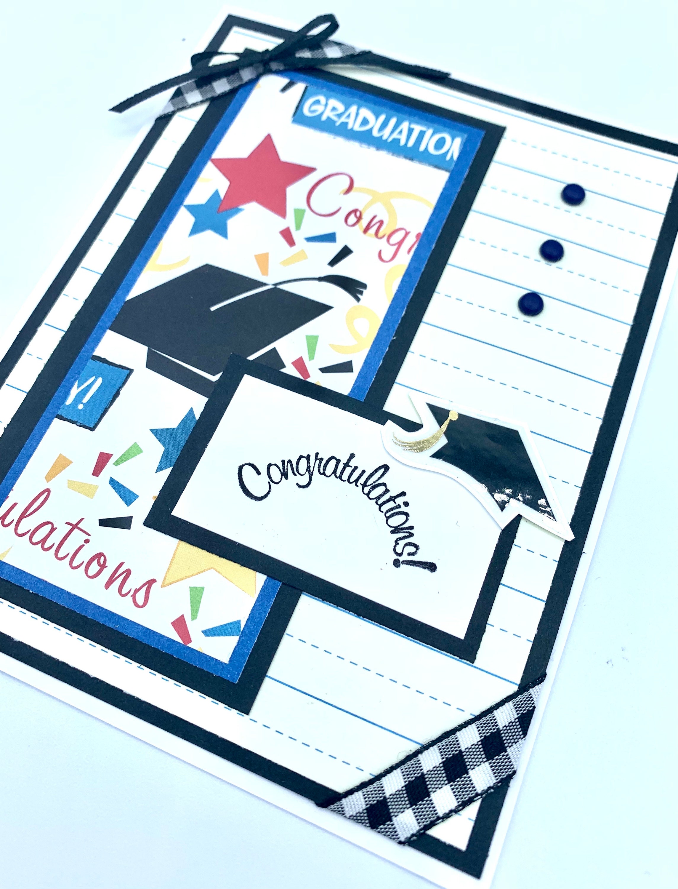 Congratulations Graduation Handmade Greeting Card - Etsy