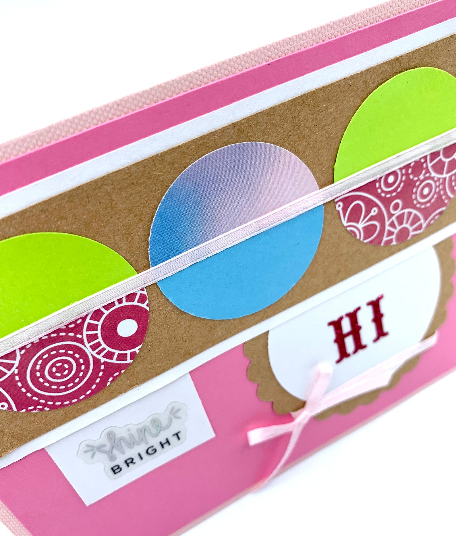 Hi Shine Bright Handmade Greeting Card - Etsy