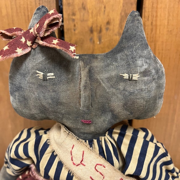 Primitive Cat - Etsy