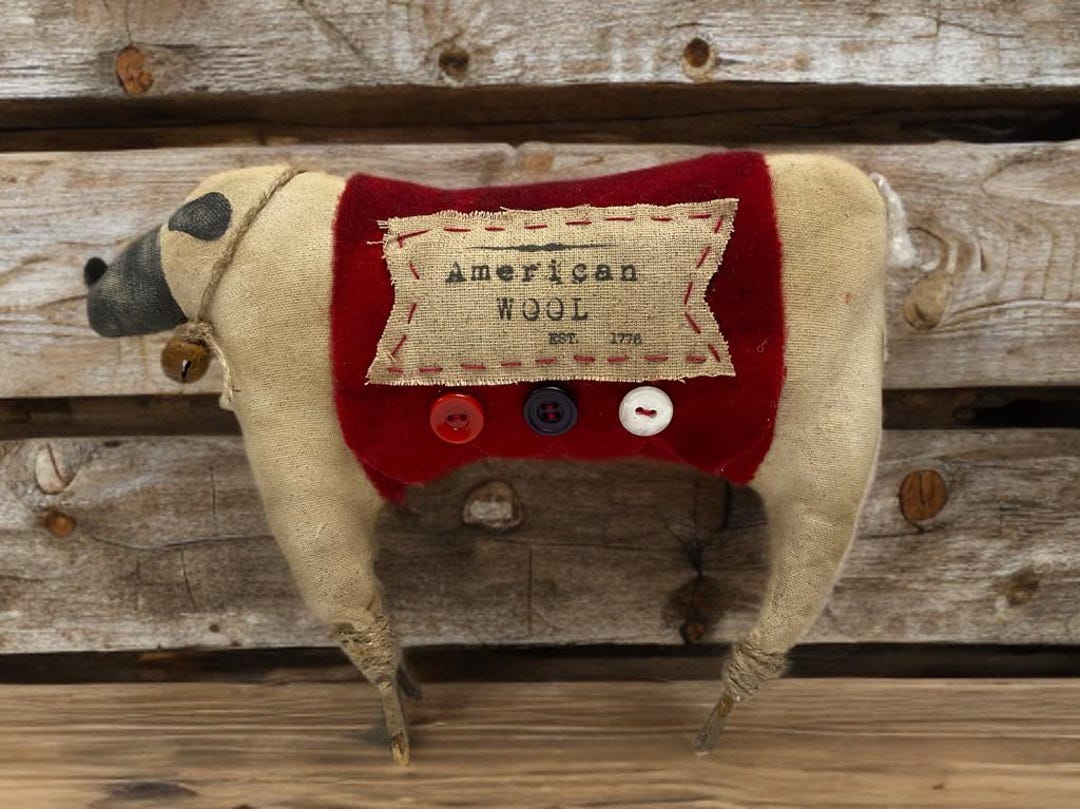 Handmade Sheep Shelf Sitter-primitive Decor-handmade-sheep Decor ...