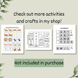 Bible-themed Fan Craft Bundle: Printable Sunday School Activity (PDF ...