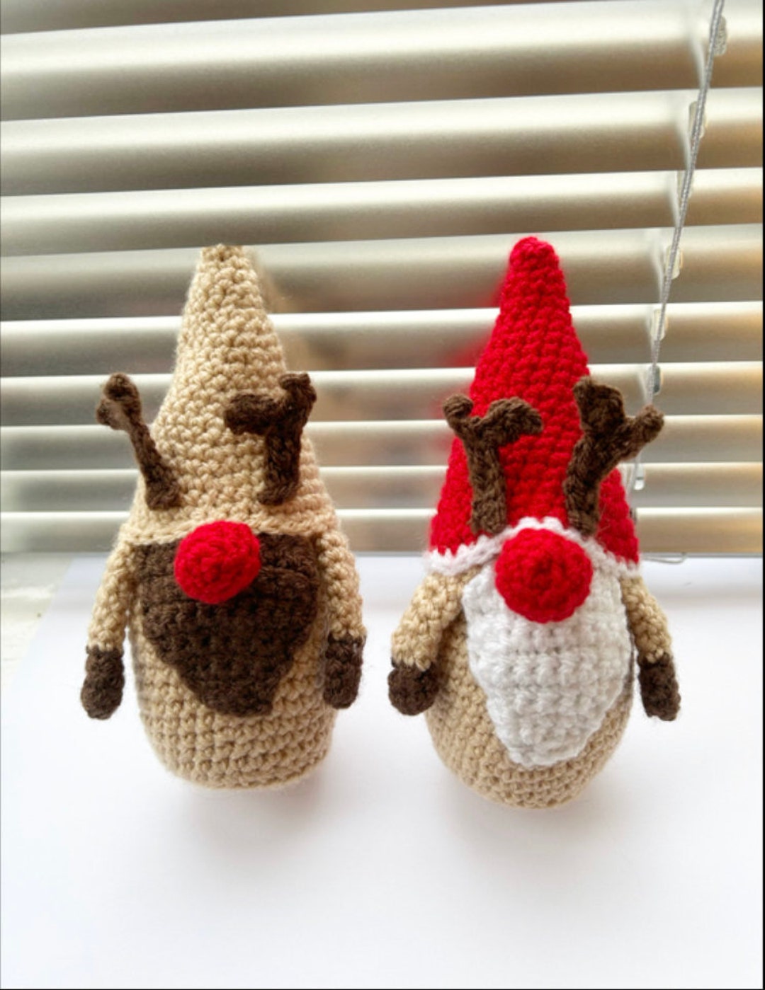 Reindeer Gonk Crochet Pattern for Digital Download - Etsy