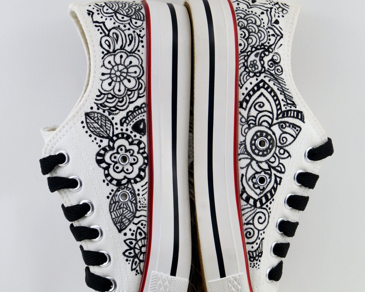 Zentangle Shoes | Etsy